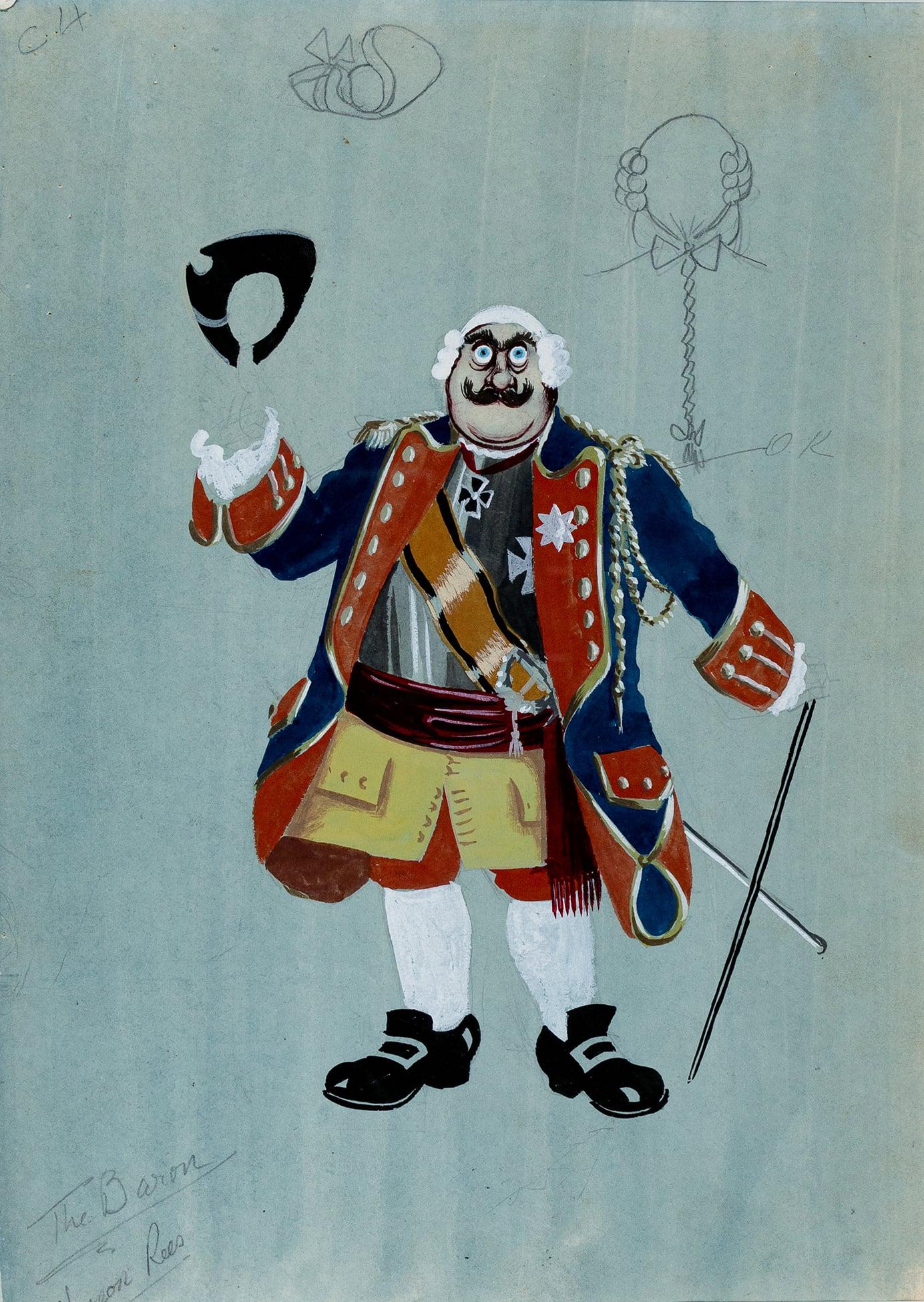 Lancaster O.B.E., Sir Osbert (1908 – 1986) – ‘The Baron / Vernon Rees ...