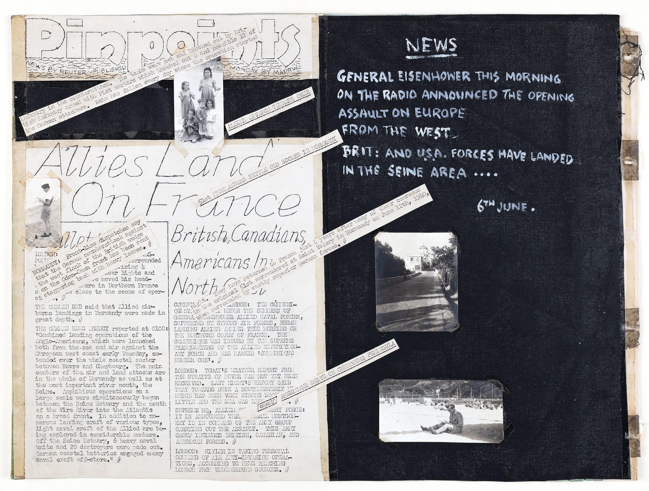 Brookshaw, Percy Drake (1907 – 1993) – P.45 recto: Beach scene ...