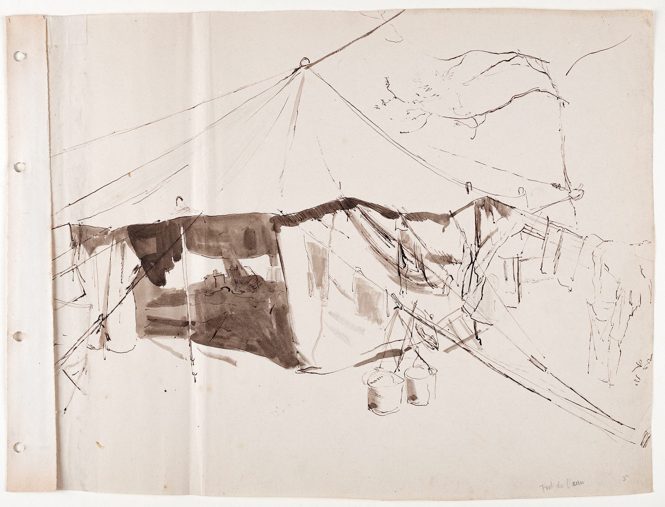 Brookshaw, Percy Drake (1907 – 1993) – ‘Fort de l’eau’, Tunisia ...