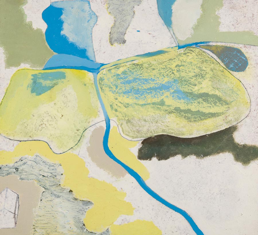 Hyatt, Derek (1931 – 2015) – ‘Blue enters Yellow’. | ABBOTT and HOLDER