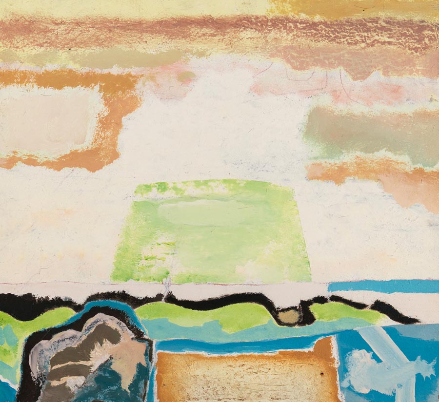 Hyatt, Derek (1931 – 2015) – ‘Mist clearing (Green)’. | ABBOTT and HOLDER