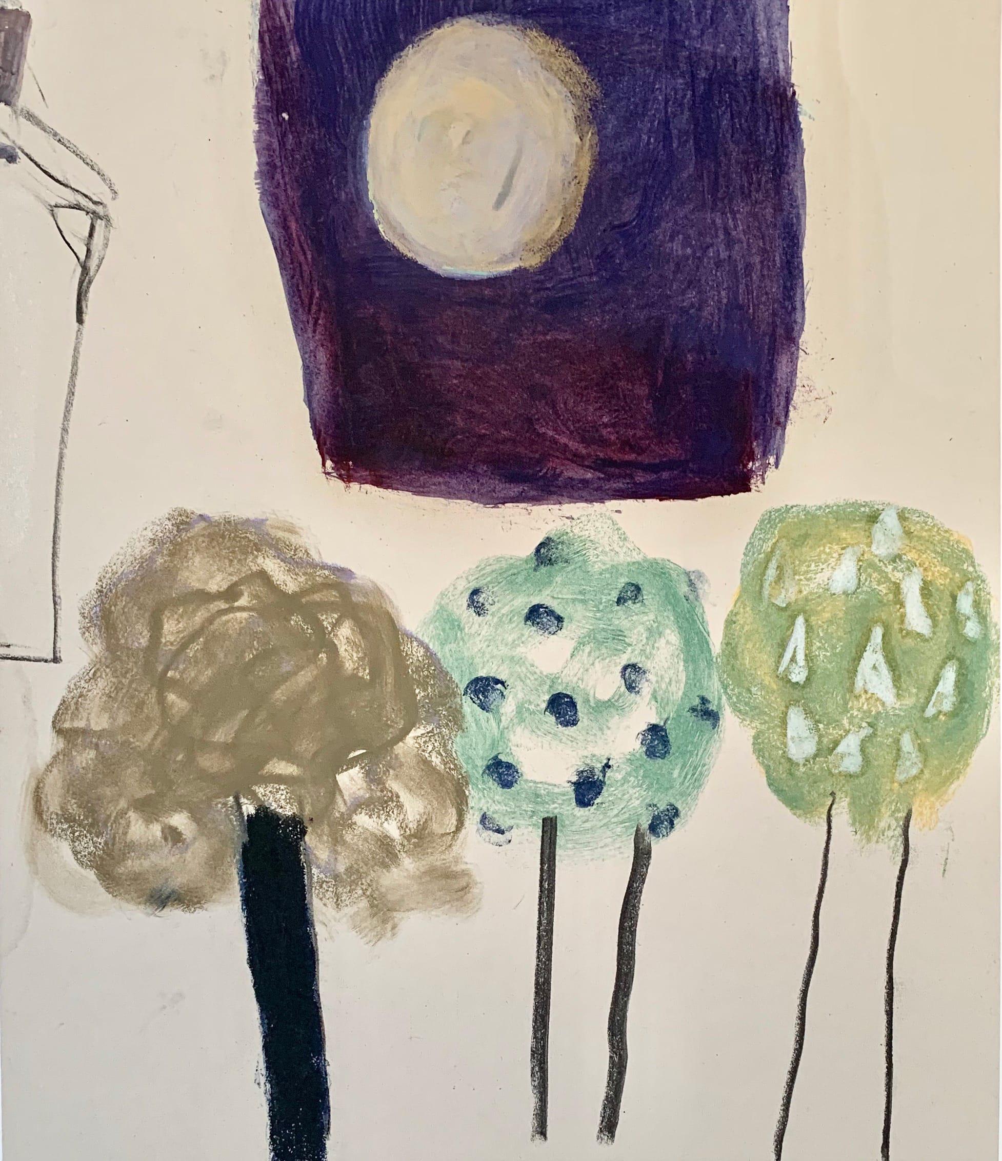 Stilwell (Contemporary), Peter – Tree Selfie and Moon. | ABBOTT and HOLDER