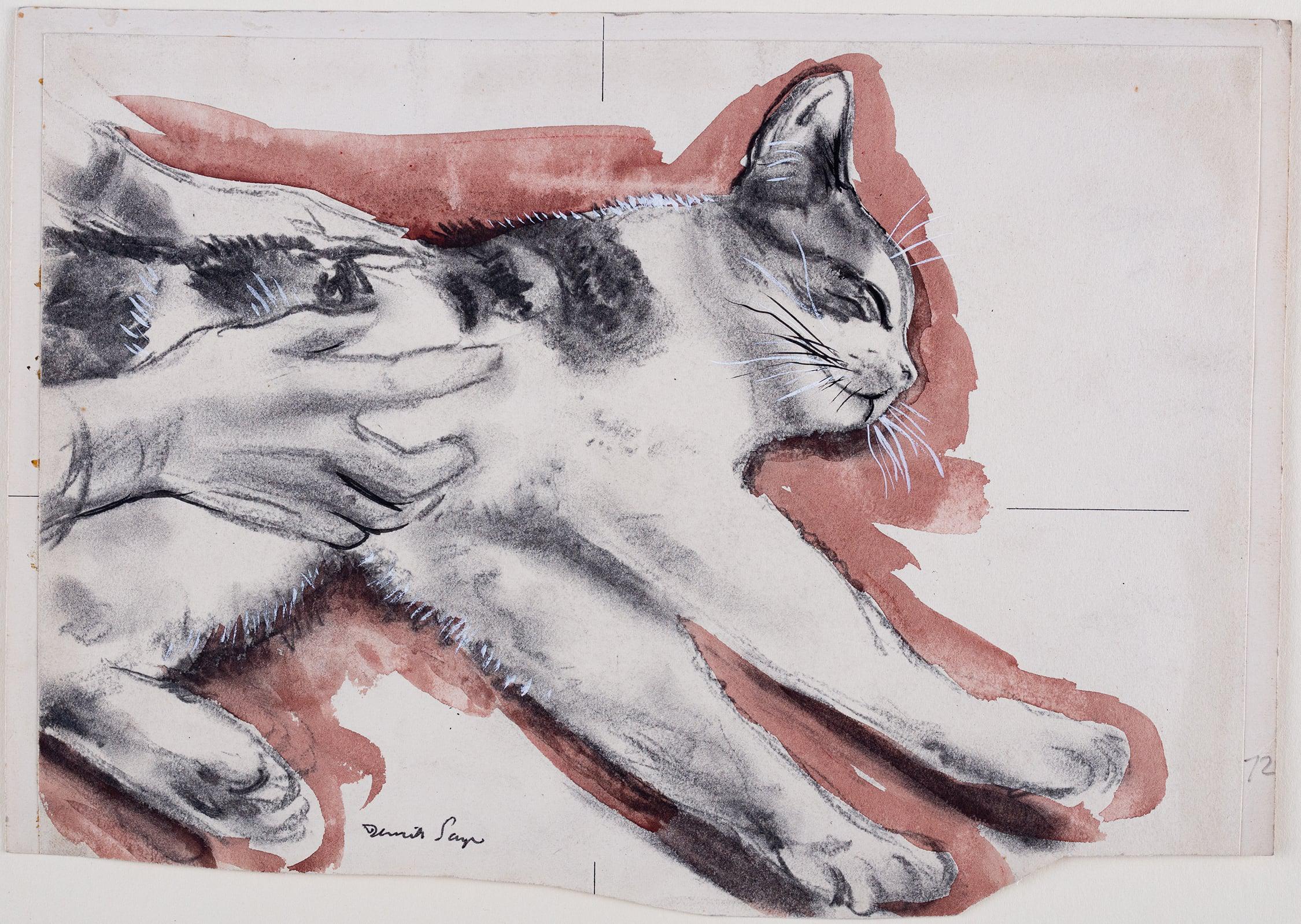 Sayer, Derrick (1917 – 1992) – Family cat. | ABBOTT and HOLDER