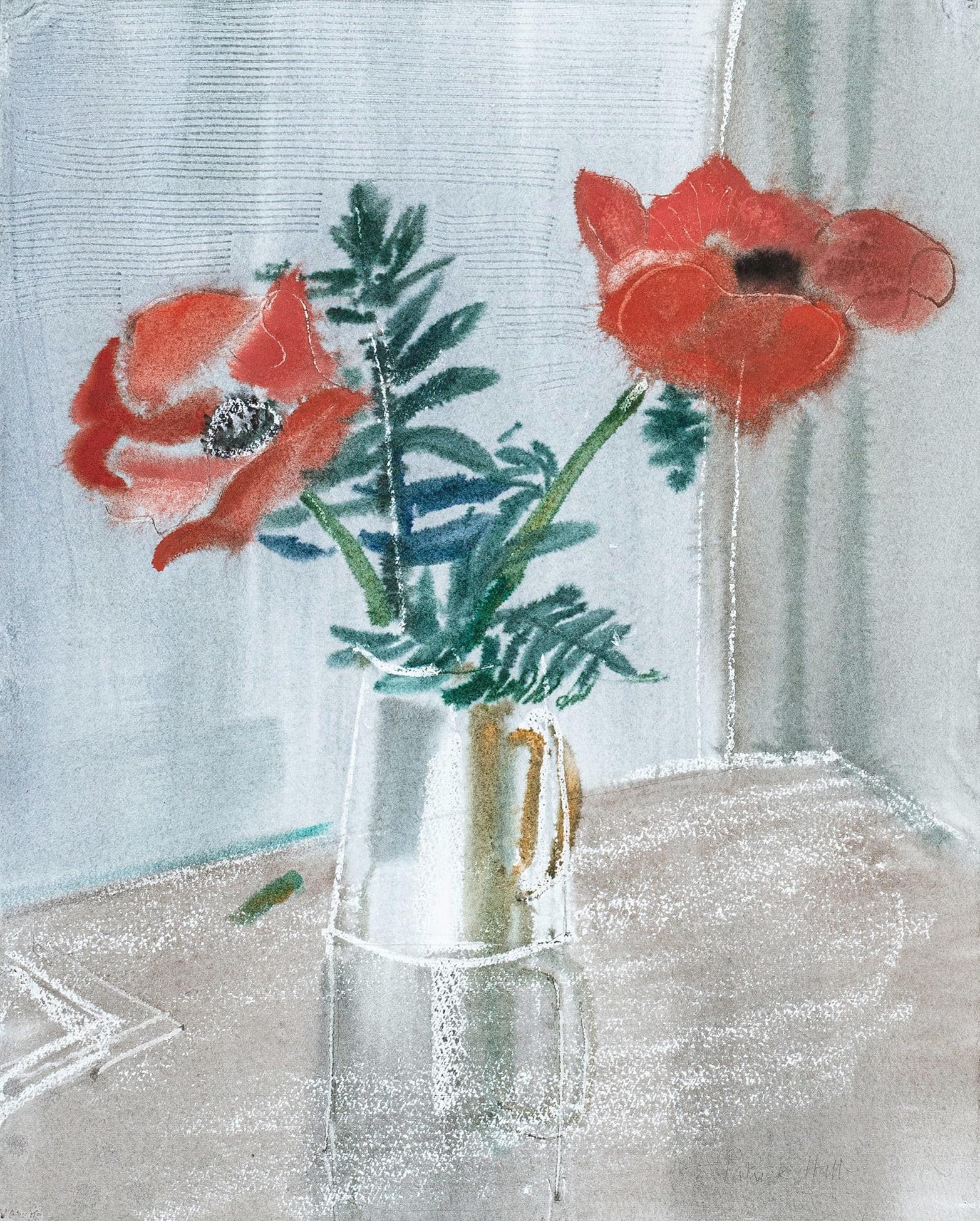 Hall, Patrick (1906 – 1992) – ‘Poppy’ still life. | ABBOTT and HOLDER