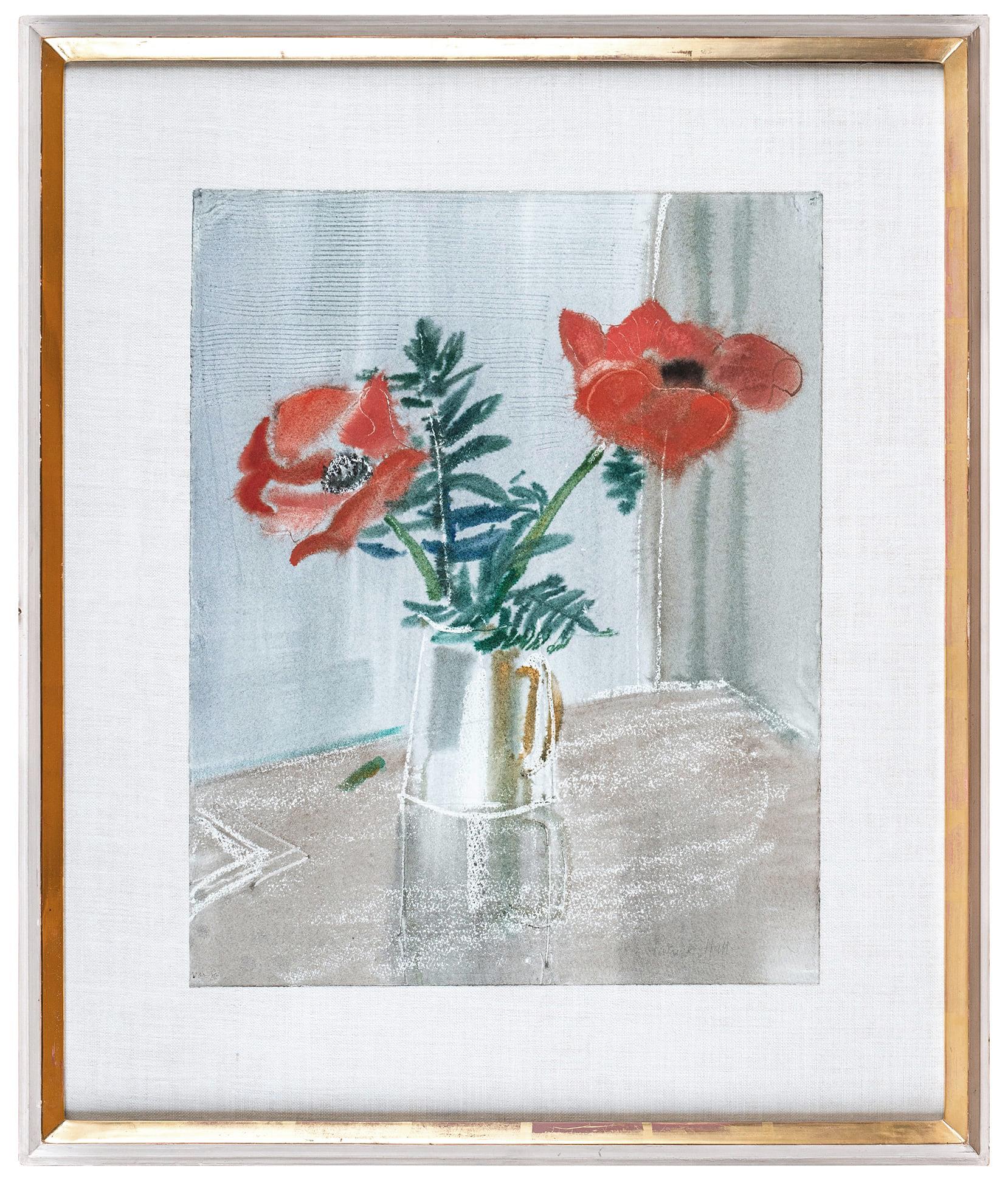 Hall, Patrick (1906 – 1992) – ‘Poppy’ still life. | ABBOTT and HOLDER