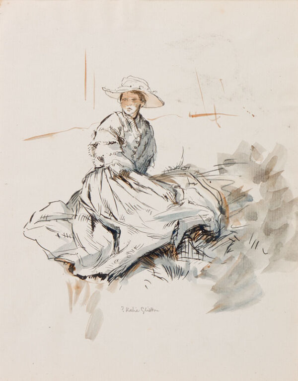 CLARKE HALL Edna (1879-1979) – ‘?Katie Gliddon’. | ABBOTT and HOLDER
