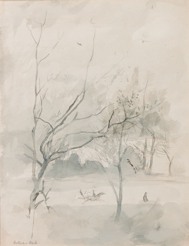 CLARKE HALL Edna (1879-1979) – ‘Battersea Park’. | ABBOTT and HOLDER