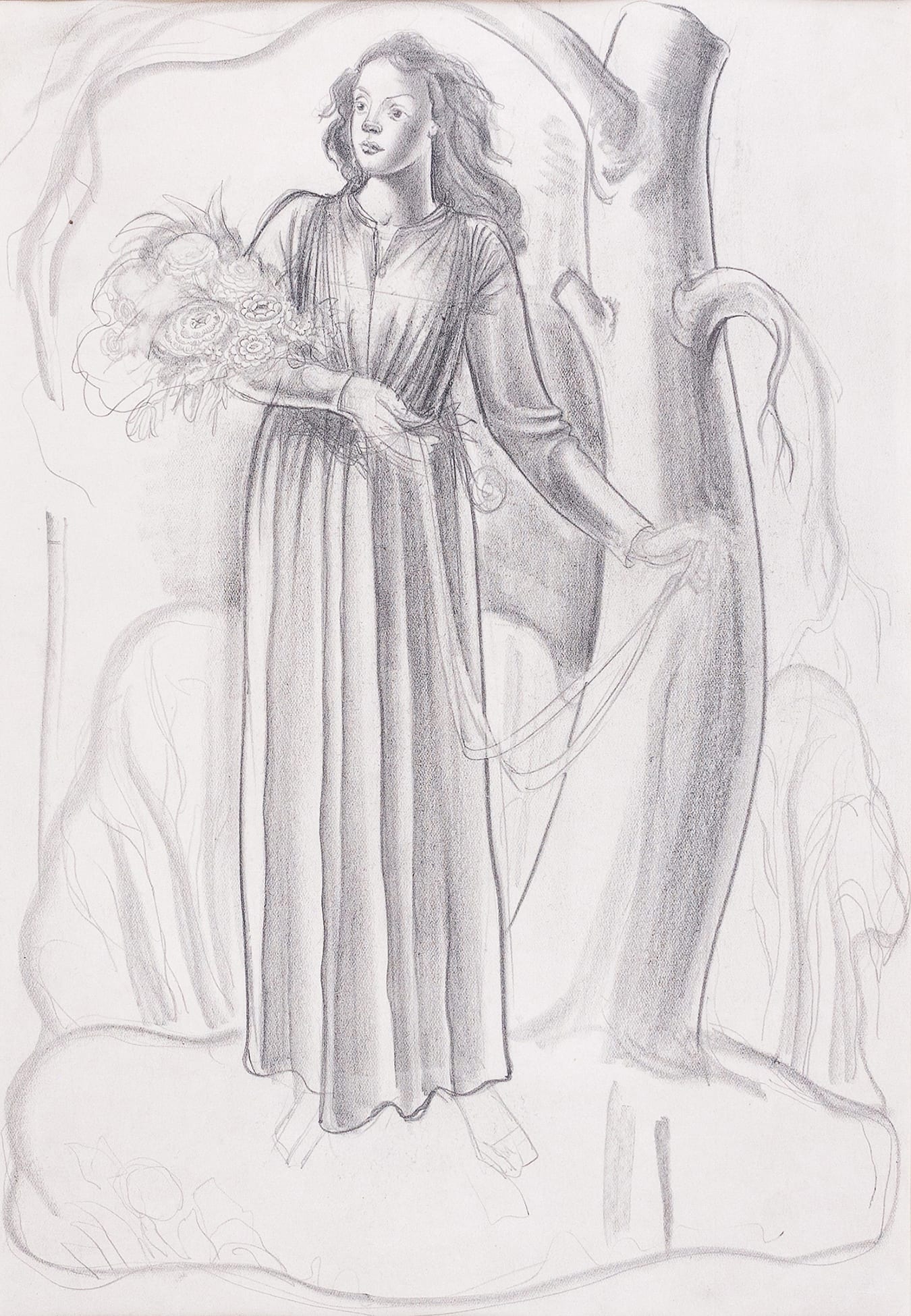 AUSTEN John (1886-1948) – Study for an Art Deco illustration. | ABBOTT ...