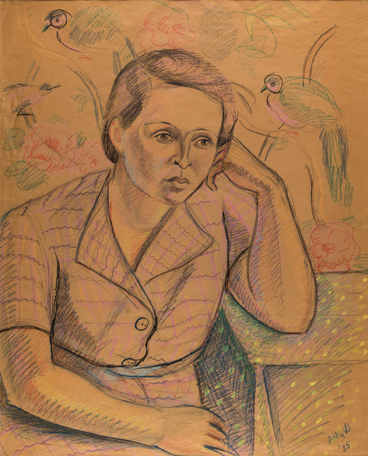 ANGUS Peggy (1904-1993) – Portrait of a woman. | ABBOTT and HOLDER