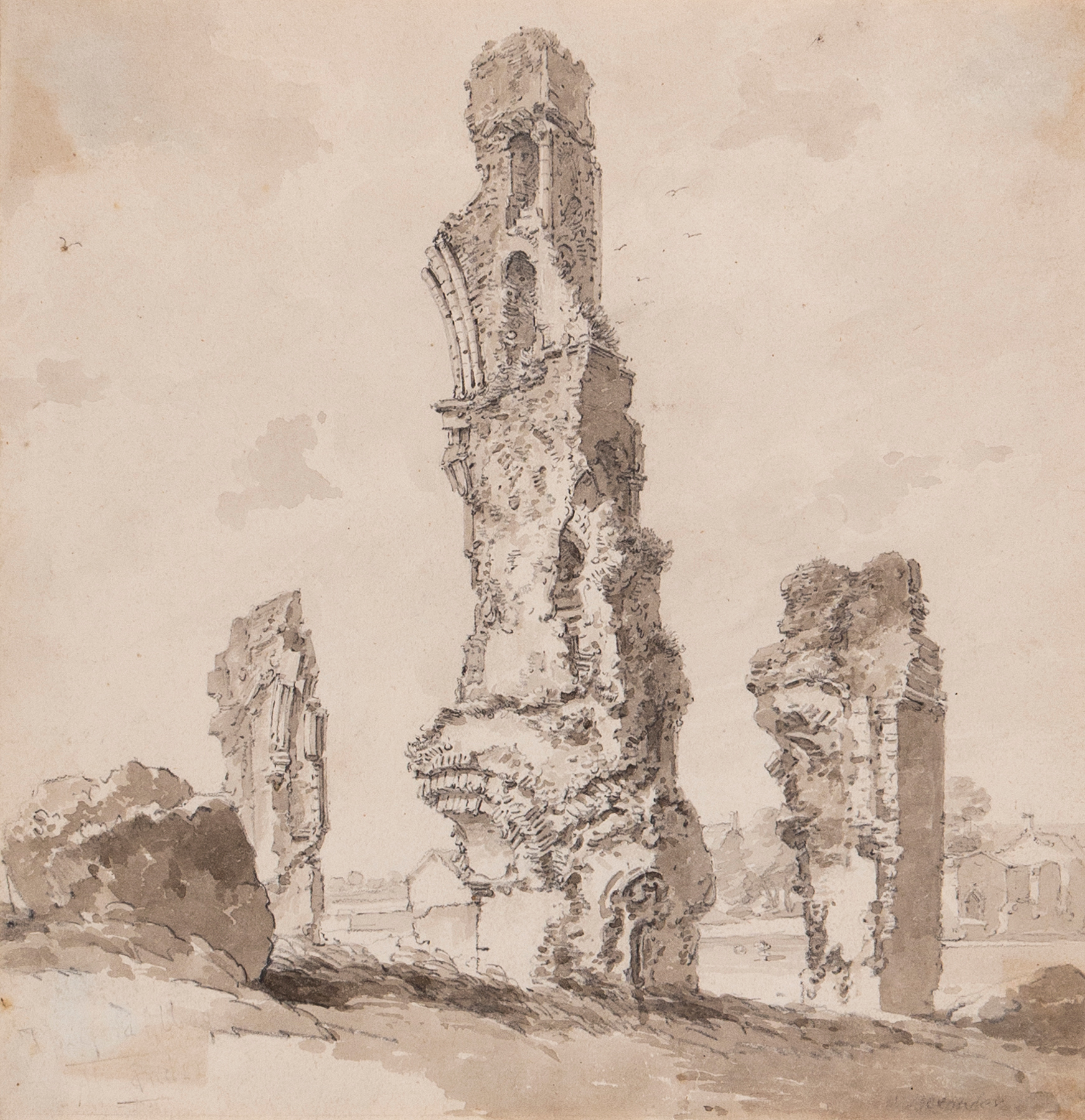 ALEXANDER William (1767-1816) – Thetford Abbey. | ABBOTT and HOLDER