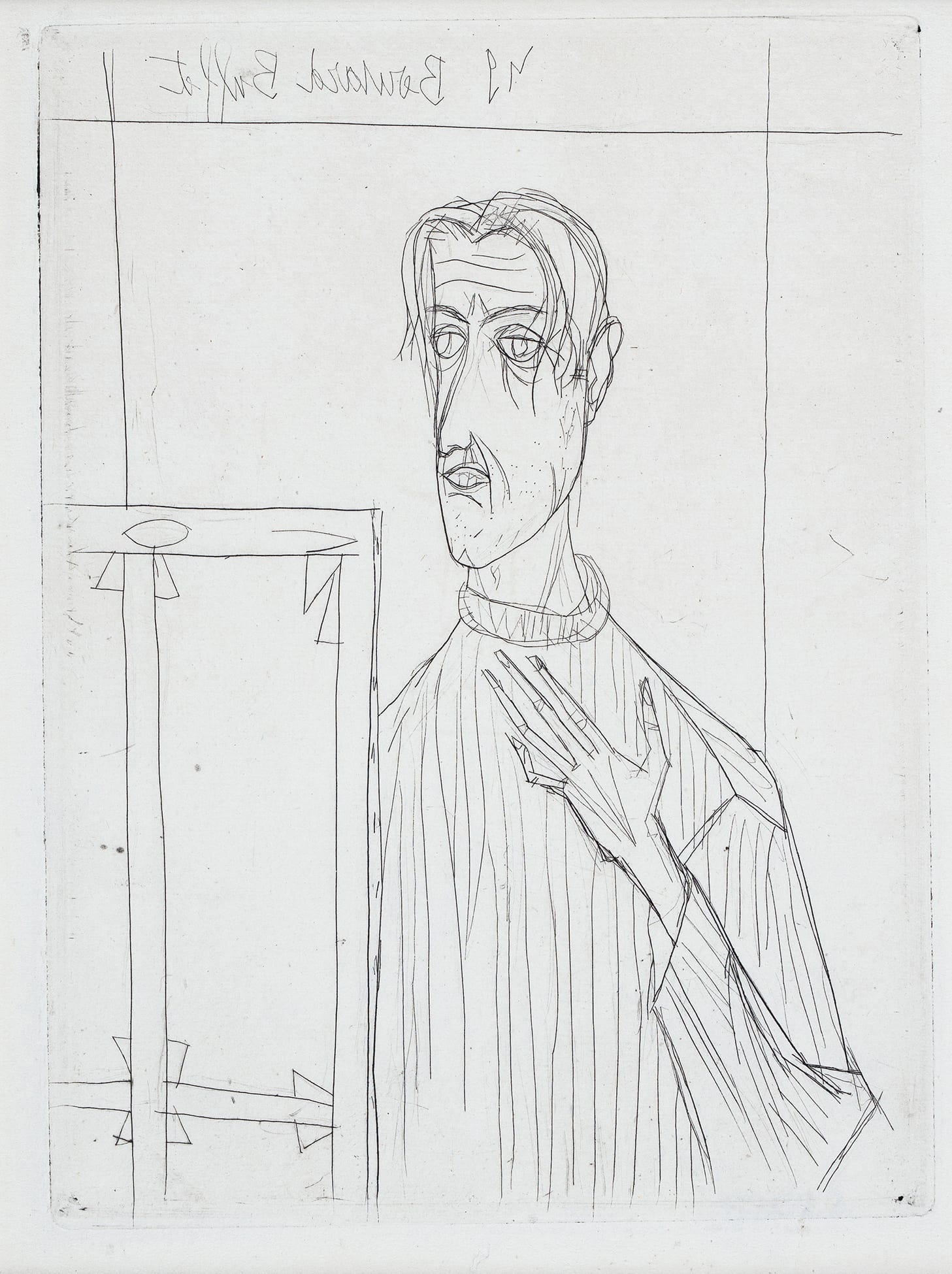 BUFFET Bernard (1928-1999) – Self-portrait. | ABBOTT and HOLDER