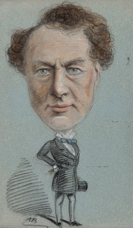 BRYAN Alfred (1852-1899) – Caricature portrait. | ABBOTT and HOLDER