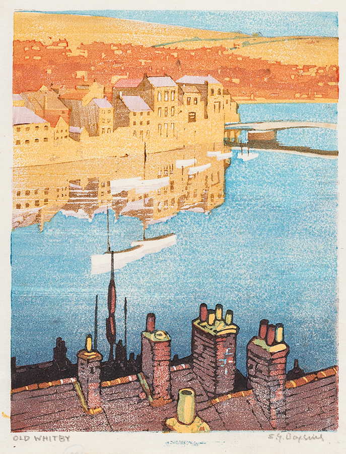 BOXIUS Sylvian G (1878-1941) – ‘Old Whitby’. | ABBOTT and HOLDER