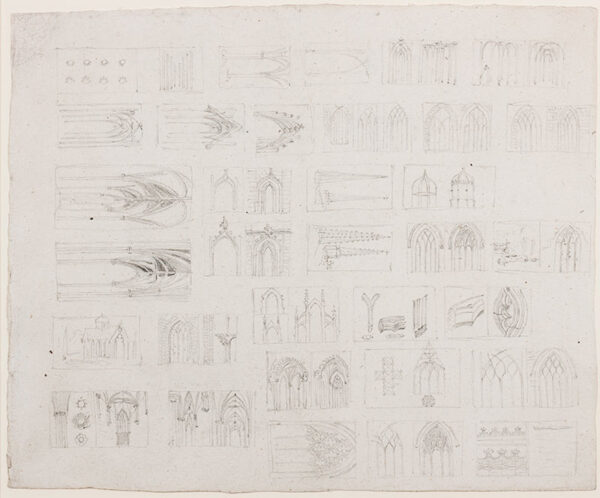 BLORE Edward (1787-187) – Architectural studies. | ABBOTT and HOLDER
