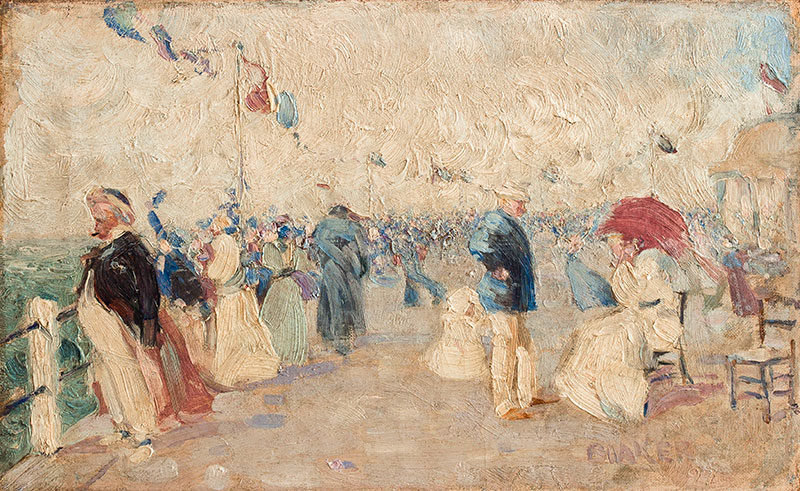 BLAKER Hugh (1873-1936) – On the Pier, Worthing. | ABBOTT and HOLDER