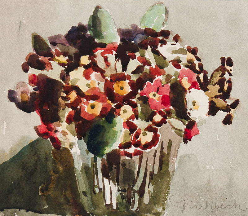 BIRKBECK Geoffrey (1875-1954) – ‘Primulas’. | ABBOTT and HOLDER