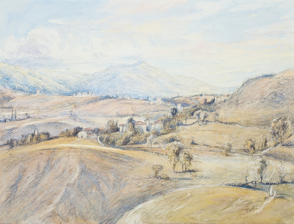 BERNERS Lord (Gerald Tyrwhitt-Wilson) (1883-1950) – ‘Appenines from Ca ...