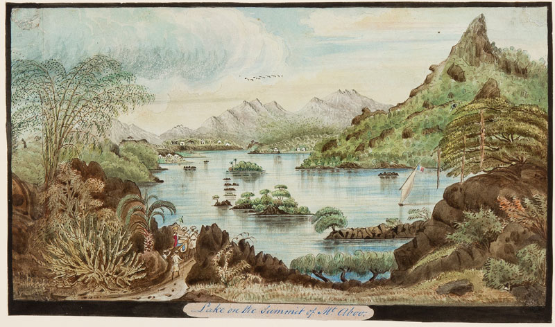 BELLASIS John Brownrigg (1806-1890) – ‘Lake on the summit of Mt Aboo ...
