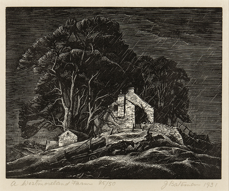 BATEMAN James R.A. (1893-1959) – ‘A Westmoreland Farm’. | ABBOTT and HOLDER