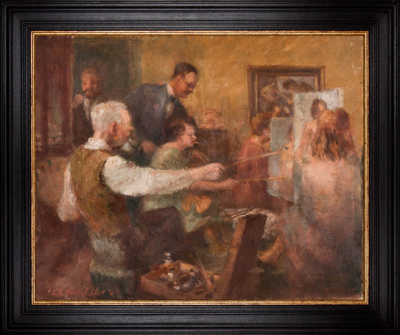 BATCHELOR Roland R.W.S. (1889-1990) – The Art Class. | ABBOTT and HOLDER