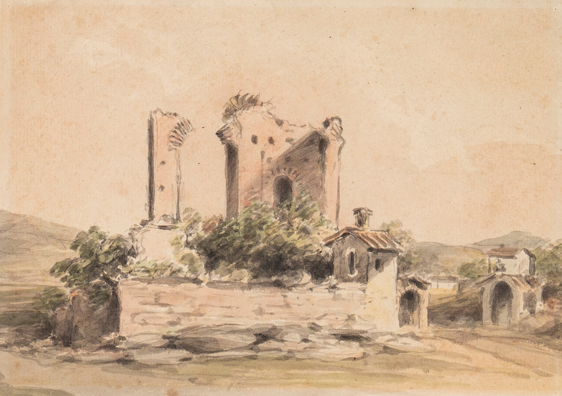 BARNARD Rev. William Henry (1767-1818) – ‘The Arch of Marius near Rome ...