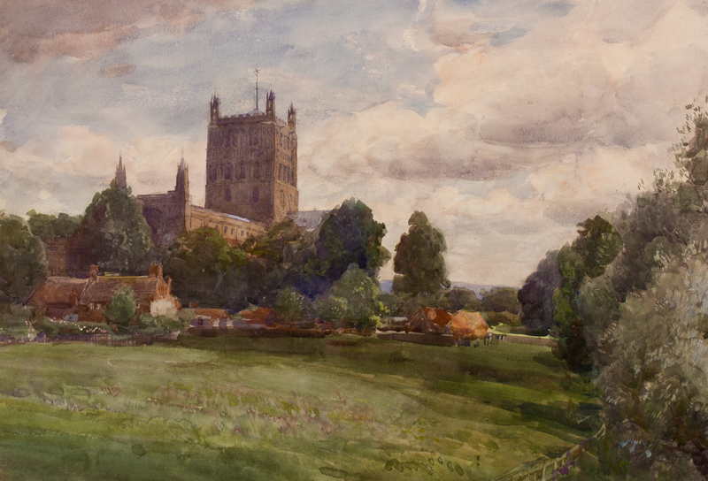 BREWER Henry Charles R.I. (1866-1942) – Gloucestershire: Tewkesbury ...