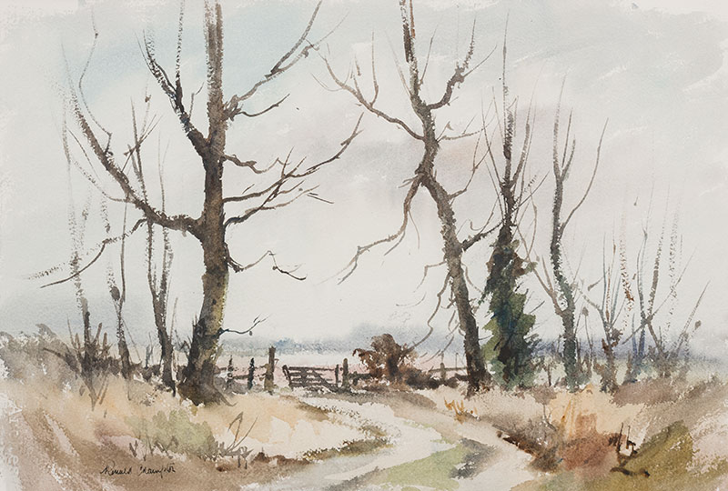 CRAMPTON Ronald (1905-1985) – West Norfolk landscape. | ABBOTT and HOLDER