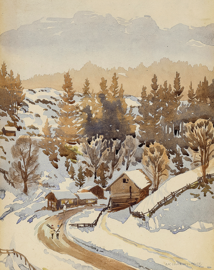 COVERLEY-PRICE Arthur Victor (1901-1988) – ‘Near Engelberg, Switzerland ...