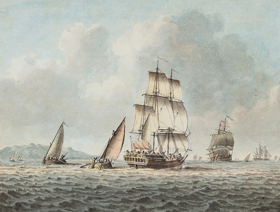 CLEVELEY Robert (1747-1809) – Shipping, large and small, off shore ...