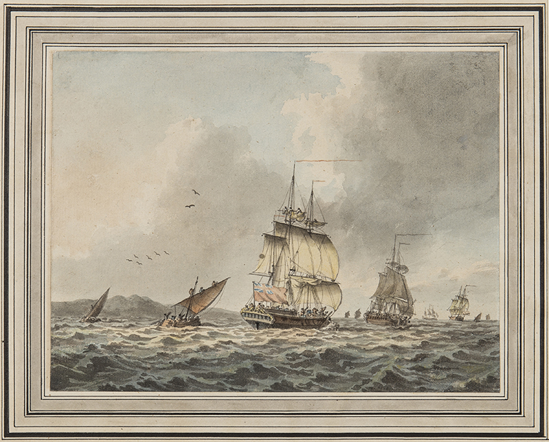 CLEVELEY Robert (1747-1809) – Running before the Wind. | ABBOTT and HOLDER