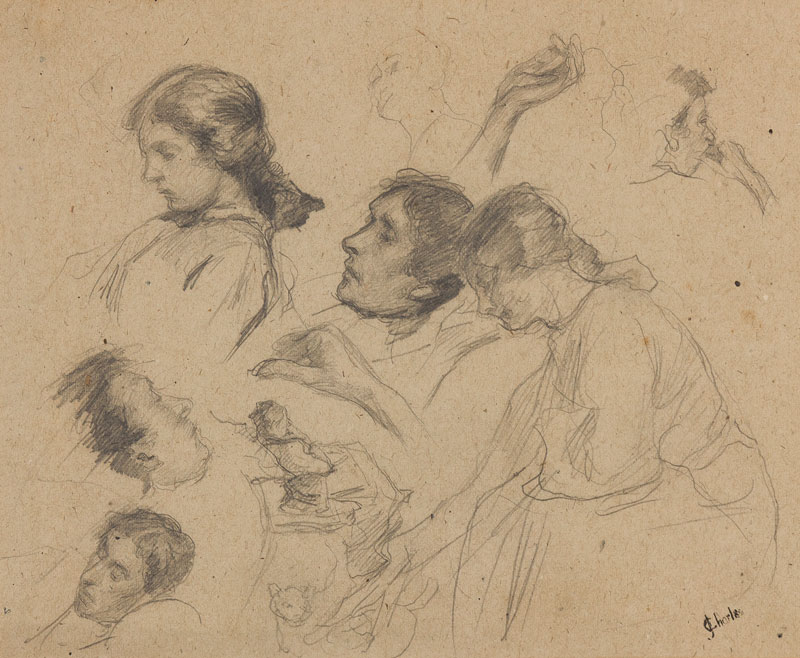 CHARLES James (1851-1906) – Figure studies. | ABBOTT and HOLDER