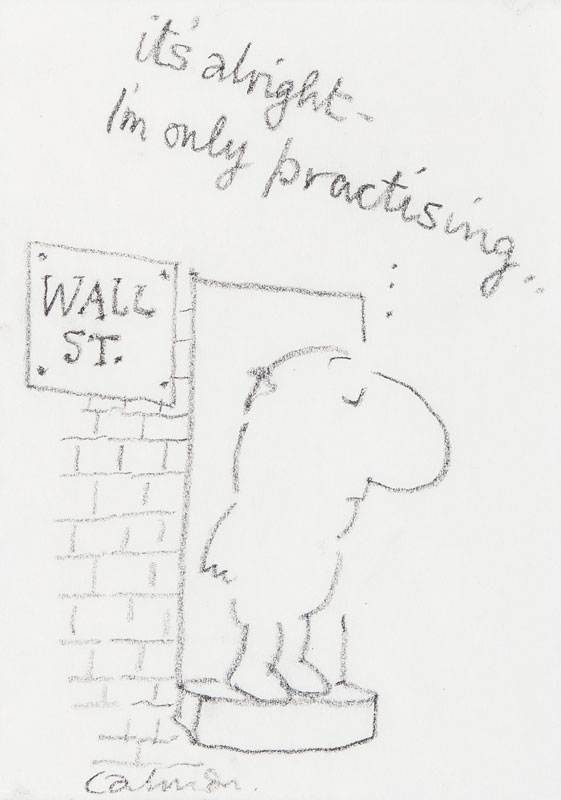 CALMAN Mel (1931-1994) – ‘Wall Street’. | ABBOTT and HOLDER