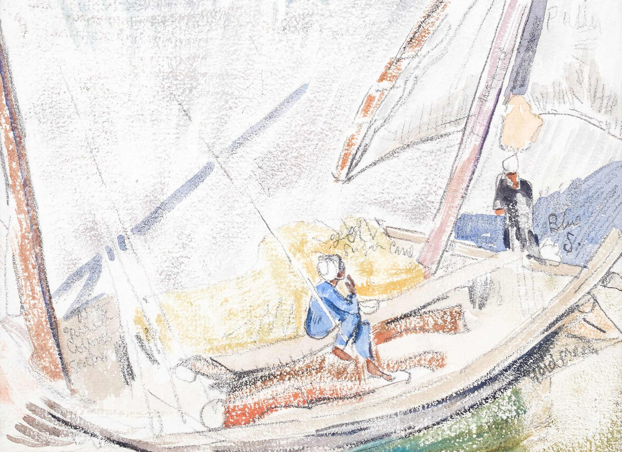 CLARKE HALL Edna (1879-1979) – Felucca on the Nile. | ABBOTT and HOLDER