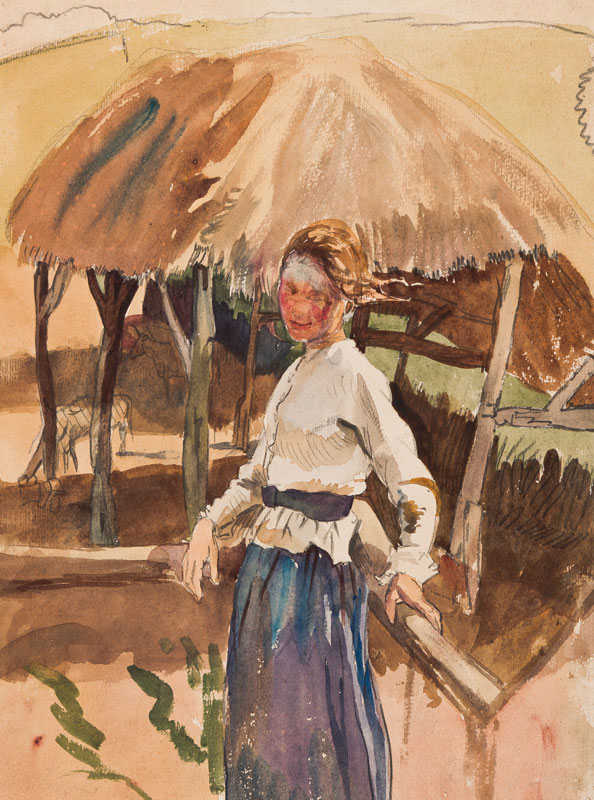CLARKE HALL Edna (1879-1979) – ‘Self-Study’ at Great House. | ABBOTT ...