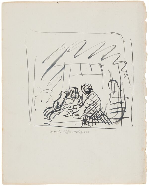 CLARKE HALL Edna (1879-1979) – ‘Wuthering Heights, Porridge scene ...