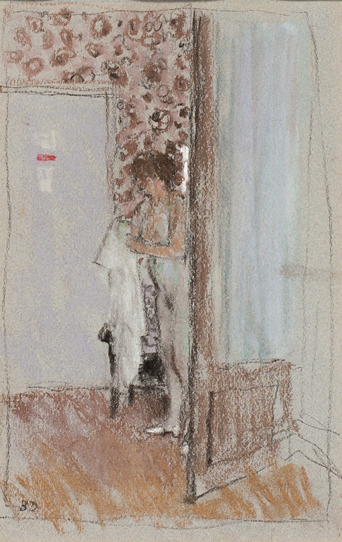 DUNSTAN Bernard R.A. (1920-2017) – Falling Light: figure study ...