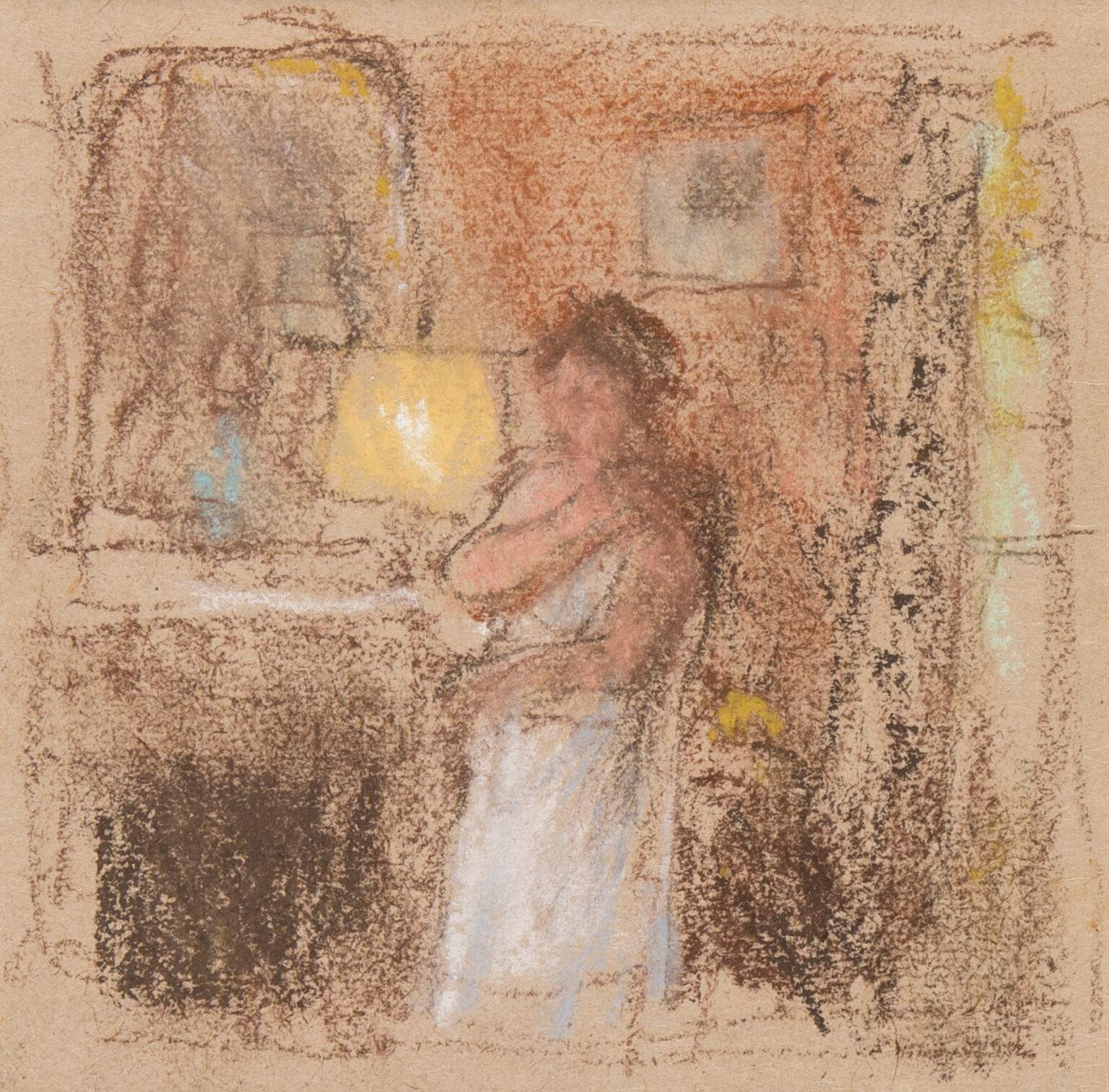 DUNSTAN Bernard R.A. (1920-2017) – Lamplight.