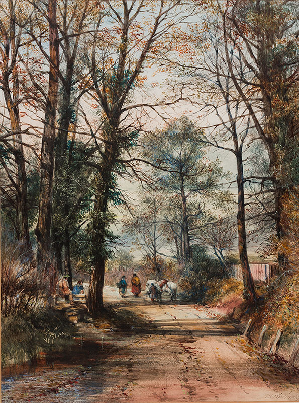 DIBDIN Thomas Colman (1810-1893) – A country lane. | ABBOTT and HOLDER