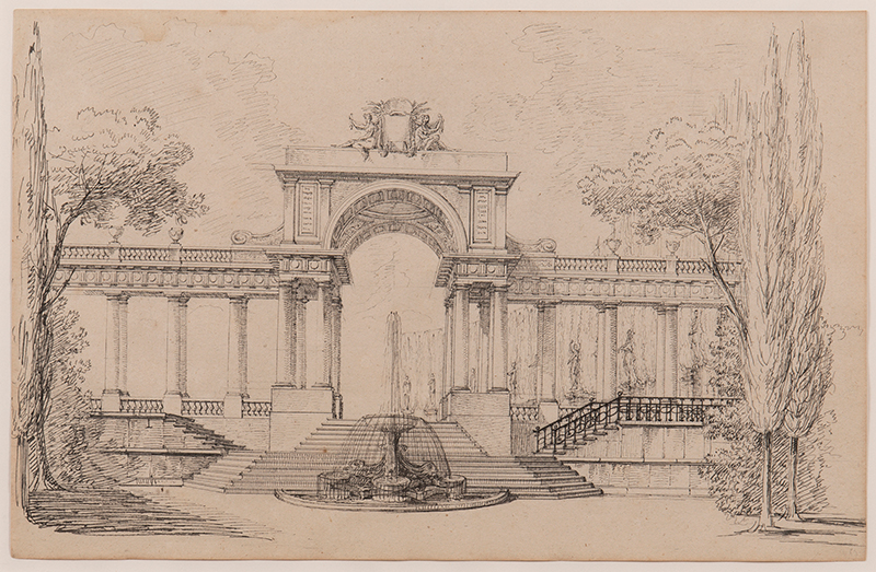 DES VIGNES Peter Hubert (1804-1883) – Architectural elevation. | ABBOTT ...