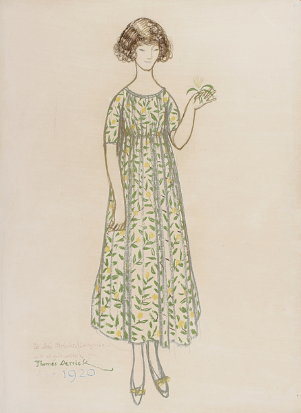 DERRICK Thomas (1885 -1954) – ‘Christine Mavrogordato’. | ABBOTT and HOLDER
