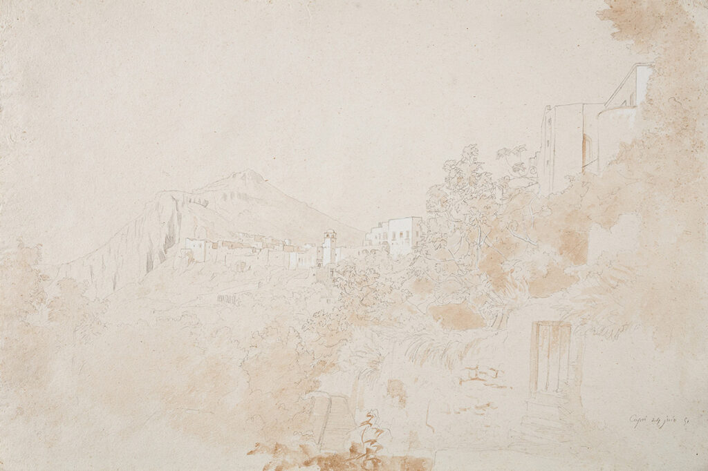 DE CURZON Alfred (1820-1895) – ‘Capri’. | ABBOTT and HOLDER