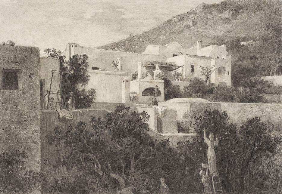DE CURZON Alfred (1820-1895) – ‘Amalfi’. | ABBOTT and HOLDER