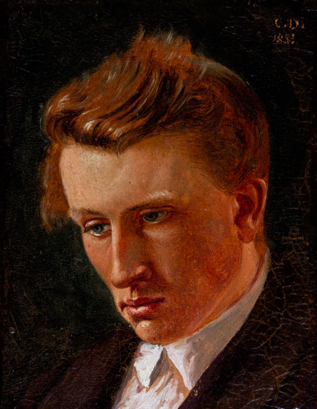 DALSGAARD Christen (Danish, 1824-1907) – ‘Portrat af Kaust(…) Brader ...