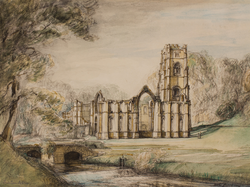 FROOD Hester (1882-1971) – ‘Fountains Abbey’. | ABBOTT and HOLDER
