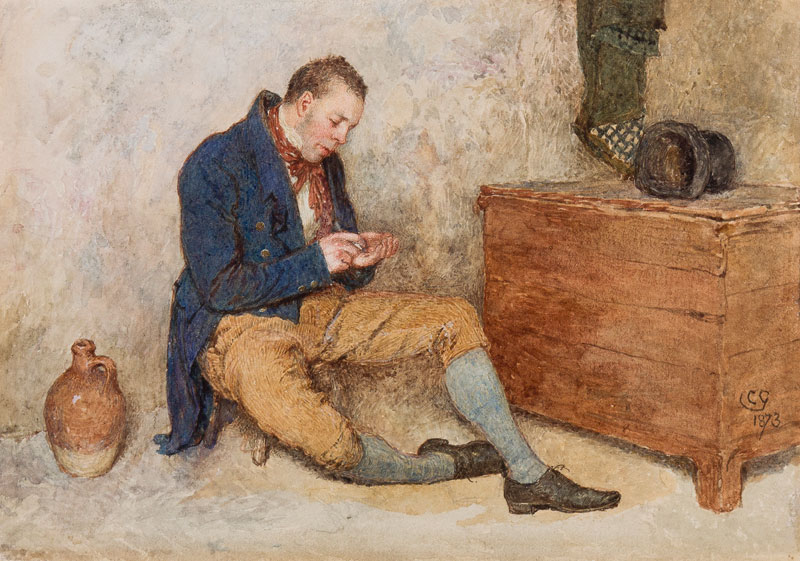 GREEN Charles R.I. (1840-1898) – A Irish tinker. | ABBOTT and HOLDER