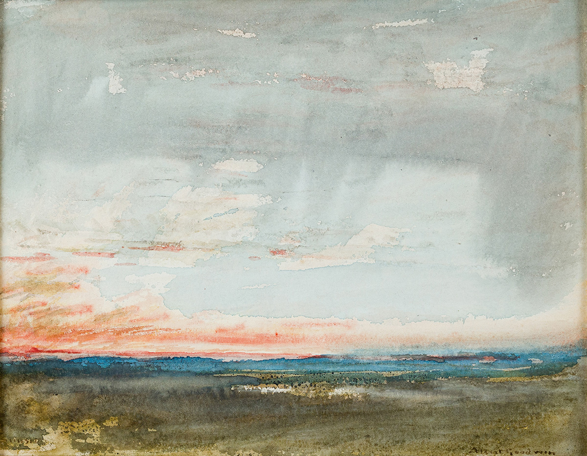 GOODWIN Albert R.W.S. (1845-1932) – Sunset. | ABBOTT and HOLDER