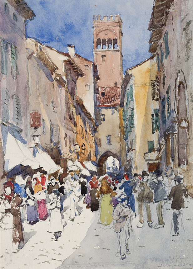 GOFF Robert Charles R.A. (1837-1922) – ‘Bologna’. | ABBOTT and HOLDER