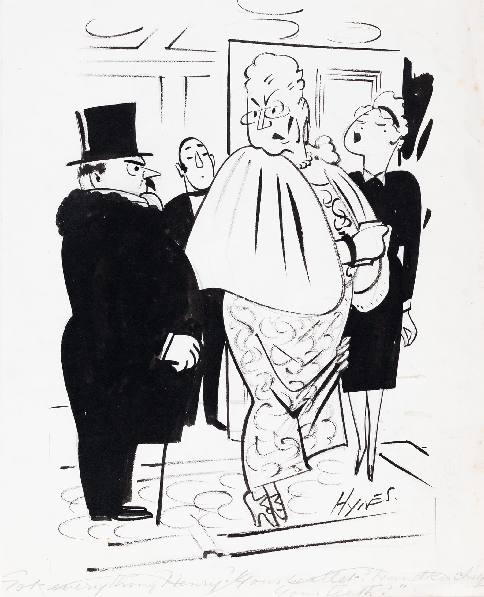 HYNES Edward (1897-1982) – ‘Got everything Henry? Your wallet ...