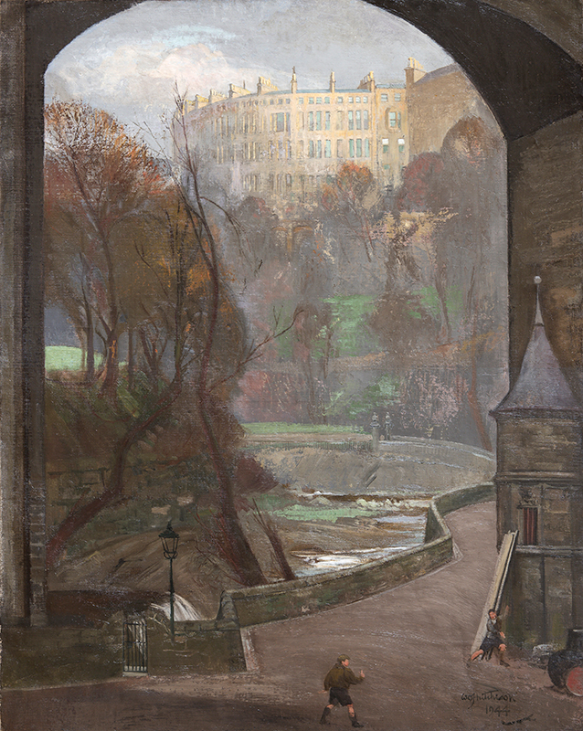 HUTCHISON Sir William Oliphant P.R.S.A. (1889-1970) – Moray Place from ...