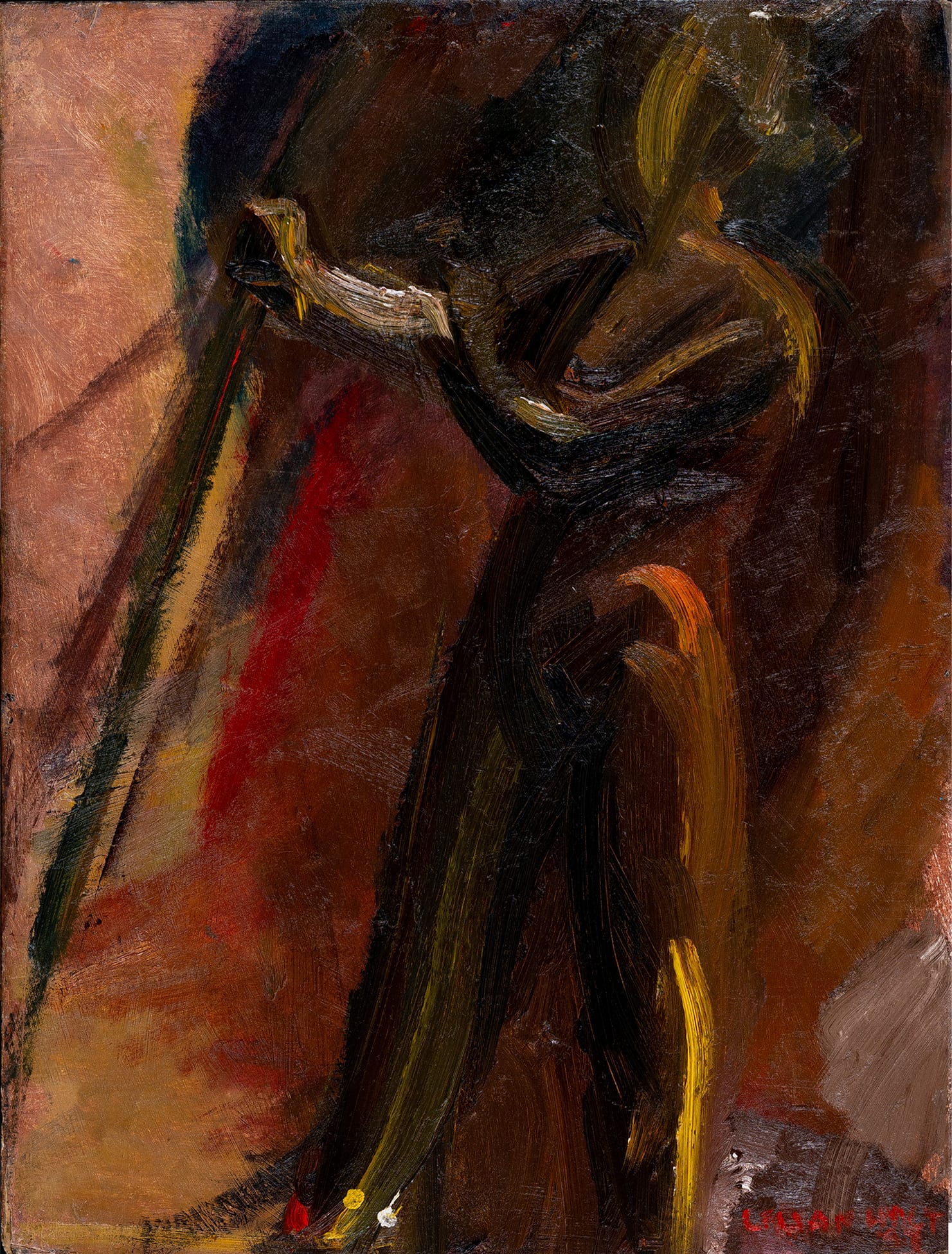 HOLT Lillian (Bomberg) (1898-1983) – Nude at an (?)easel. | ABBOTT and ...